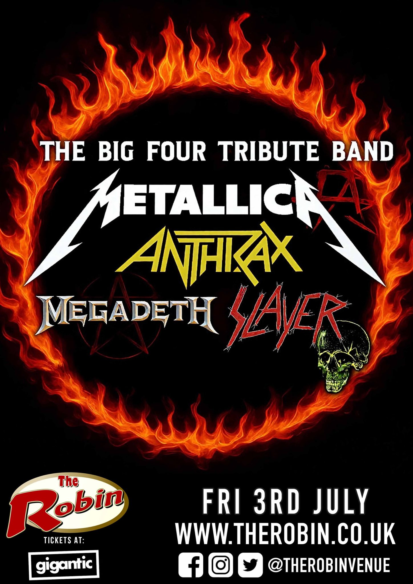The Big Four Thrash Show – The Robin